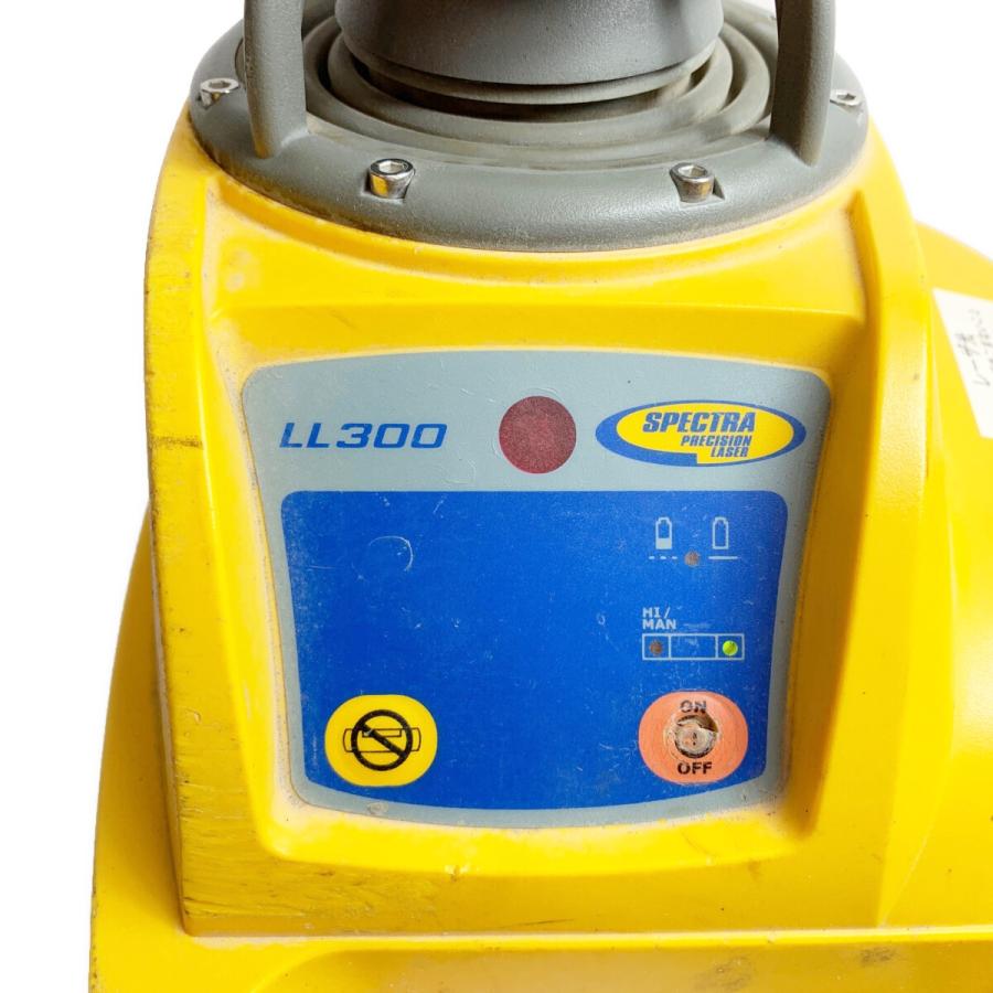 ニコン ♭♭ Nikon SPECTRA PRECISION LASER LL300 イエロー 回転レーザー 受光器 ケース付 やや傷や汚れ ...