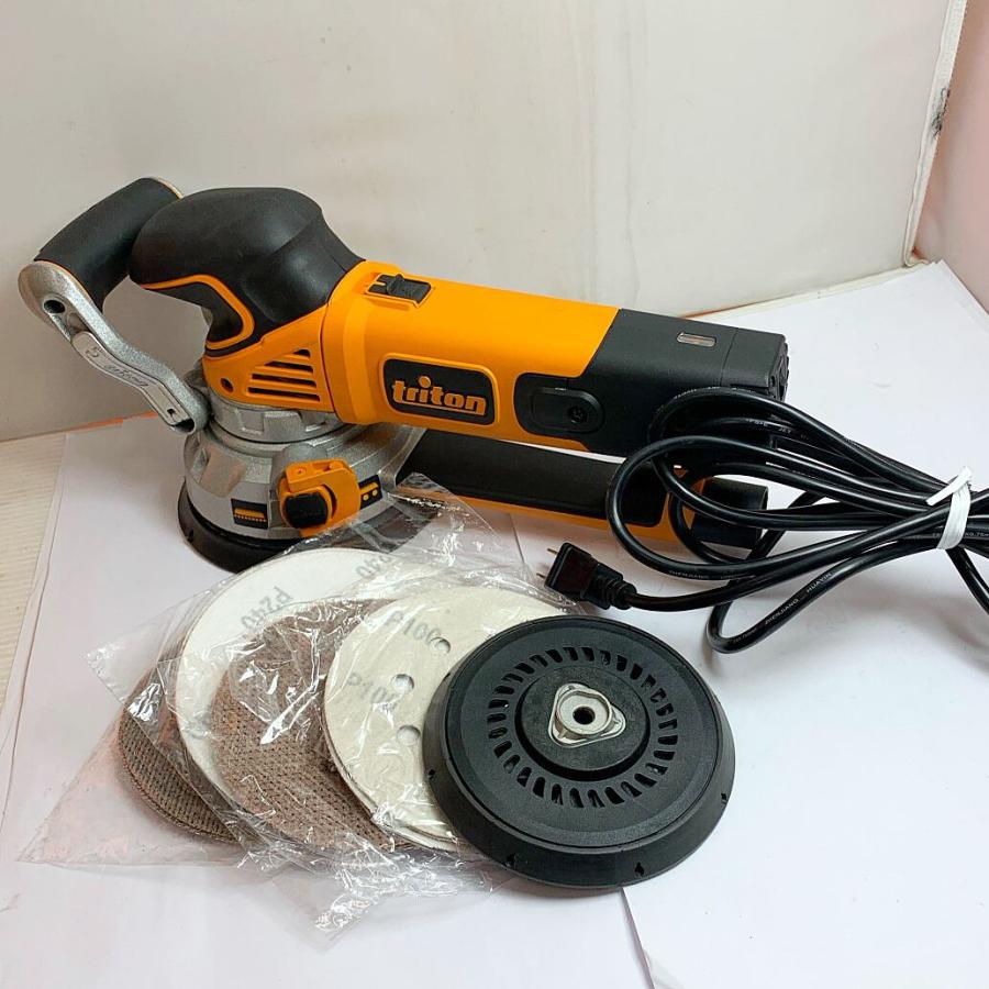 triton トライトン 500W ギヤードオービタルサンダー TGEOS 目立った傷や汚れなし : リサイクルビッグバンヤフー店 - 通販 - Yahoo!ショッピング