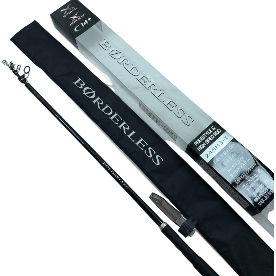 ττ SHIMANO シマノ ロッド ルアーロッド ボーダレス 245H3-T 25194 やや傷や汚れあり : リサイクルビッグバンヤフー店 ...