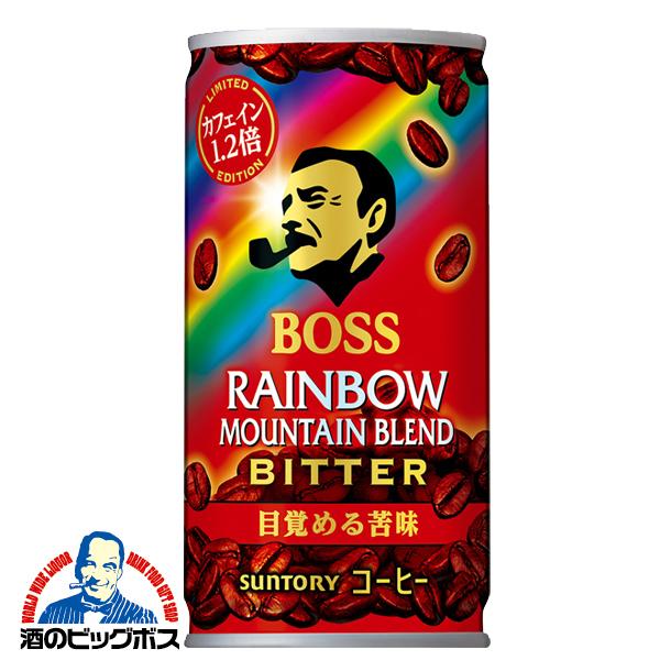 BOSS（サントリー） 缶コーヒー 珈琲 coffee サントリー BOSS ボス レインボーマウンテンビター 185g×1ケース/25本+おまけ5本(005)『ESH』 : 酒のビッグボス ...