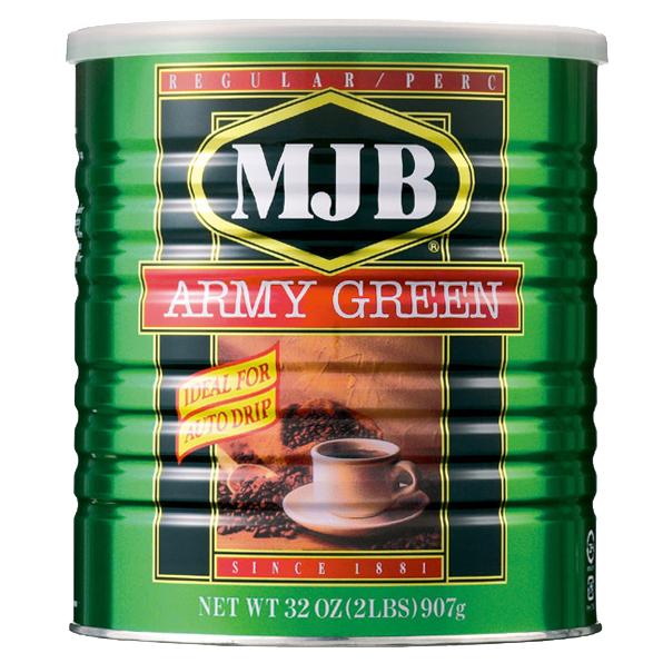 MJB コーヒー 珈琲 レギュラーコーヒー 粉 MJBアーミーグリーン 32Oz : 酒のビッグボス - 通販 - Yahoo!ショッピング