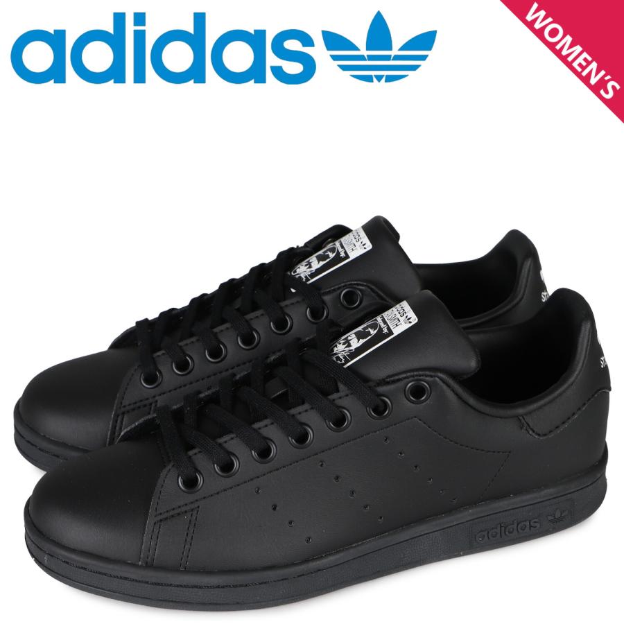 adidas Originals アディダスオリジナルス スタンスミス J スニーカー レディース STAN SMITH ブラック 黒 ...