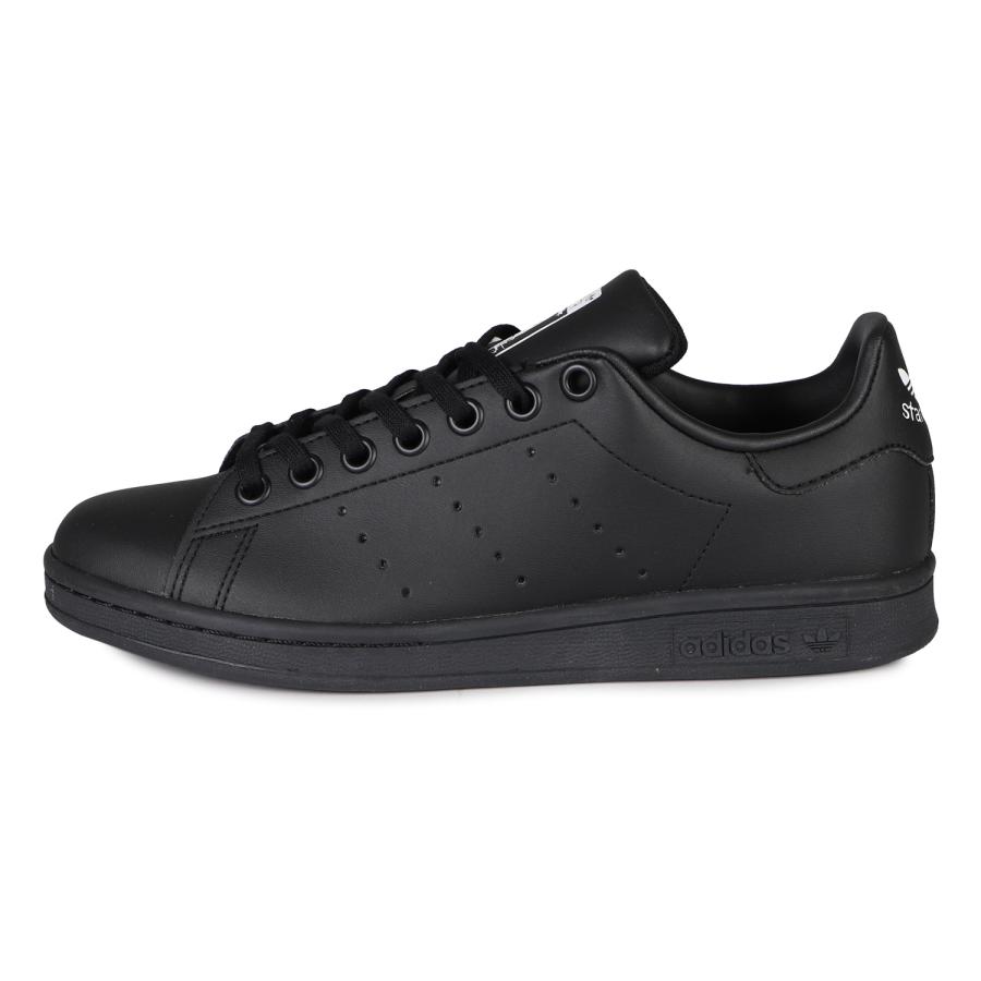 adidas Originals アディダス オリジナルス スタンスミスJ スニーカー レディース STAN SMITH J ブラック 黒 ...