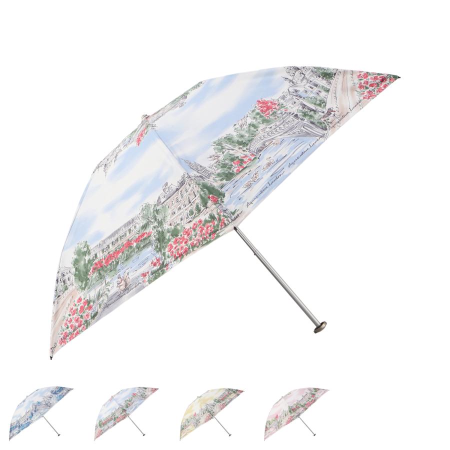 Aquascutum AQUASCUTUM アクアスキュータム 日傘 雨傘 折り畳み傘 晴雨兼用 東レ サマーシールド レディース 50cm ...