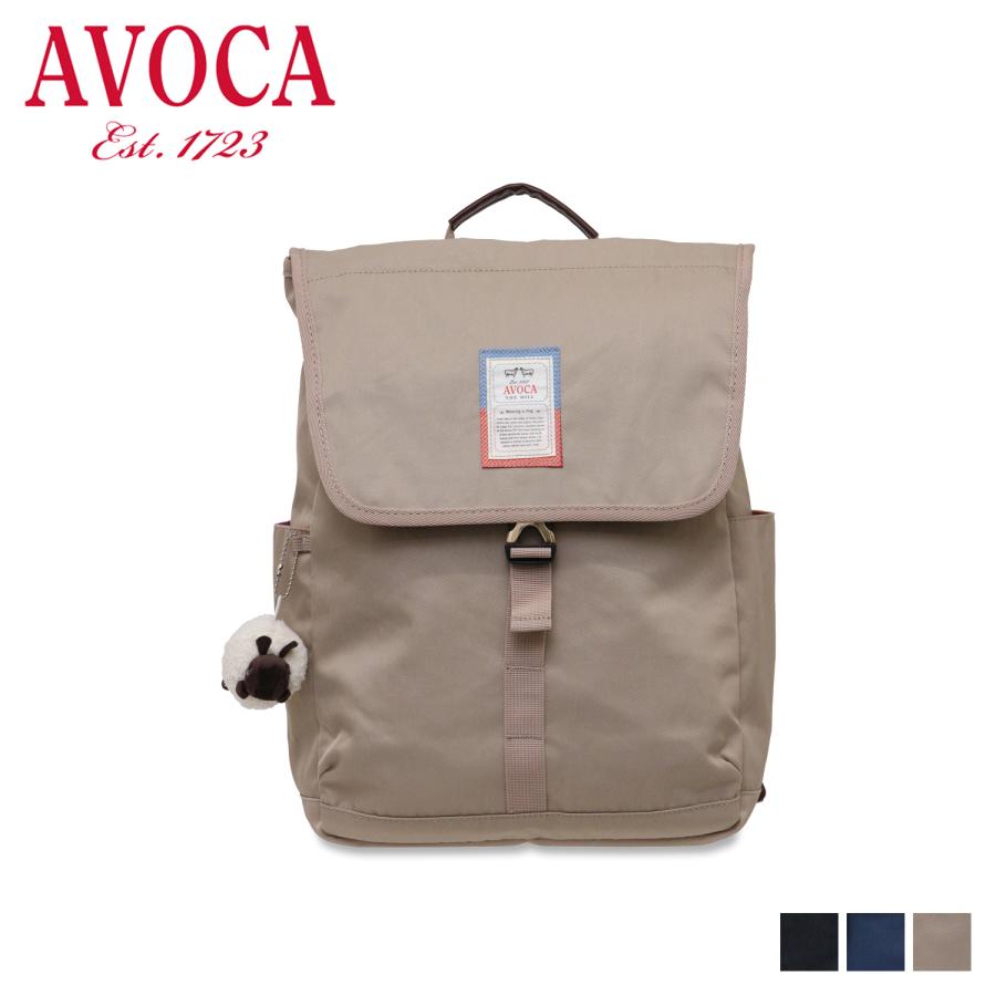 AVOCA アヴォカ リュック バッグ バックパック フラップ メンズ レディース 軽量 FLAP RUCKSACK ブラック ネイビー ベージュ 黒 AC-006 : inglewood ...