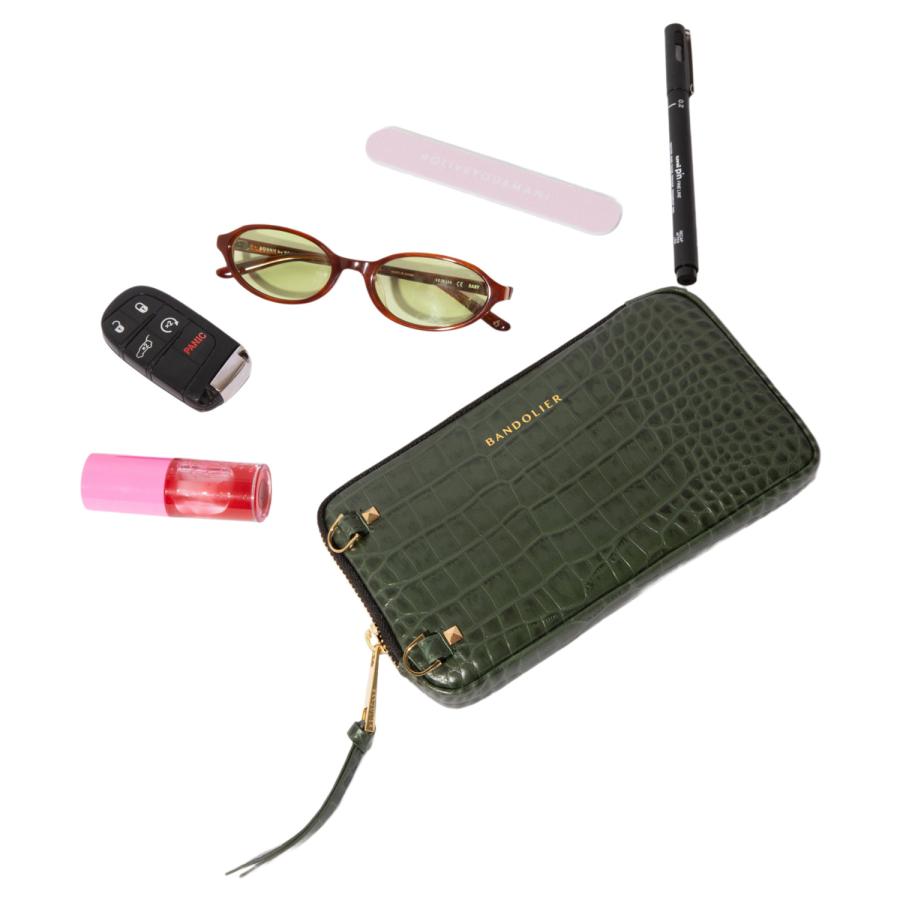 BANDOLIER（バンドリヤー） ポーチ 小物入れ スマホ スマートフォン 小さめ 財布 代わり エキスパンデッド クロック メンズ ...