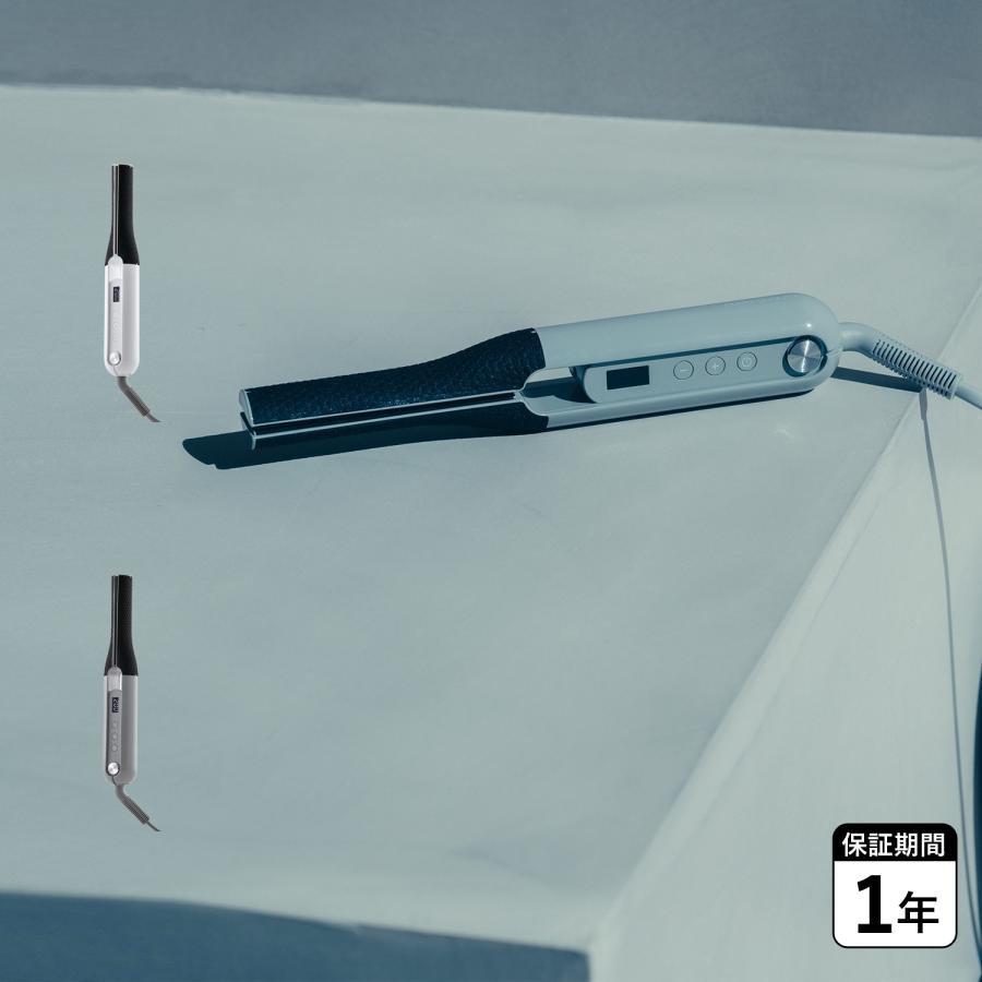 cado カドー ヘアアイロン ストレートヘアアイロン 軽量 温度調節 プレート HAIR STRAIGHTENER ホワイト グレー 白 BI-G1 : inglewood Beauty ...