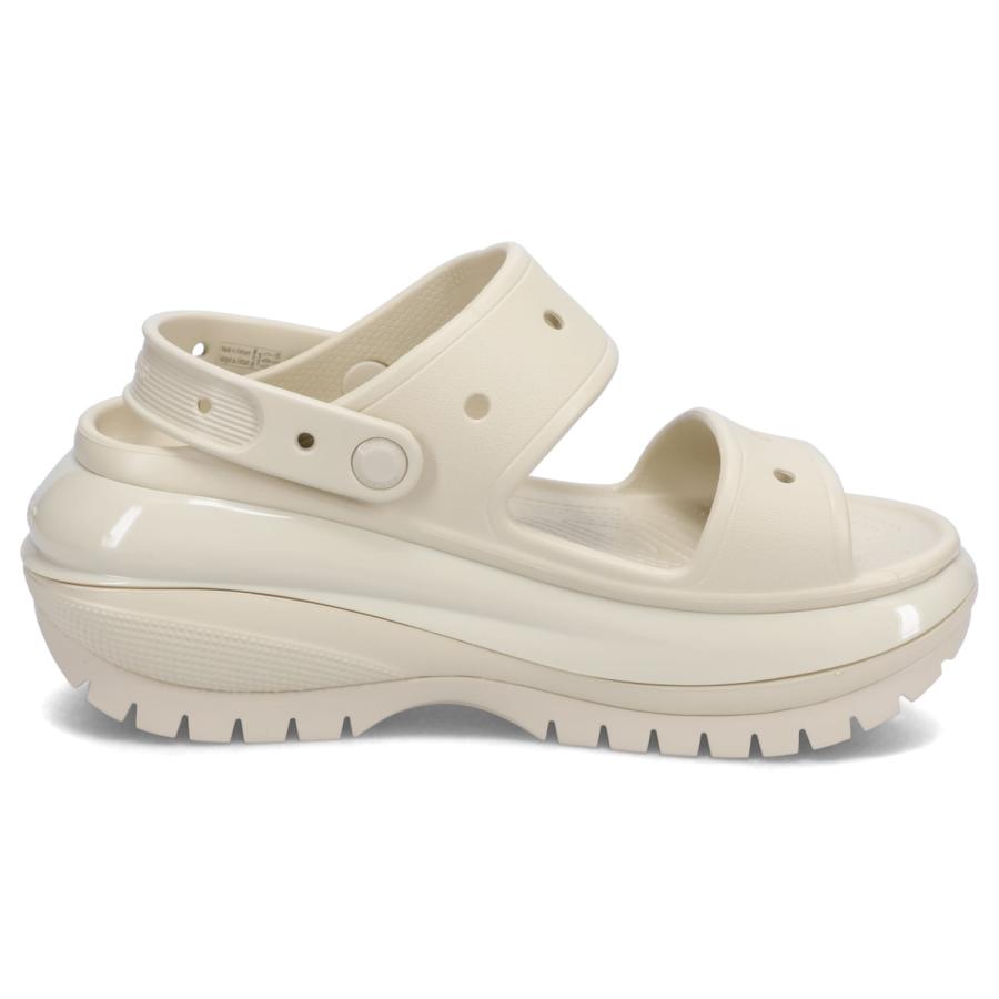 crocs クロックス サンダル クラシック メガ クラッシュ レディース 厚底 CLASSIC MEGA CRUSH SANDAL ベージュ ...