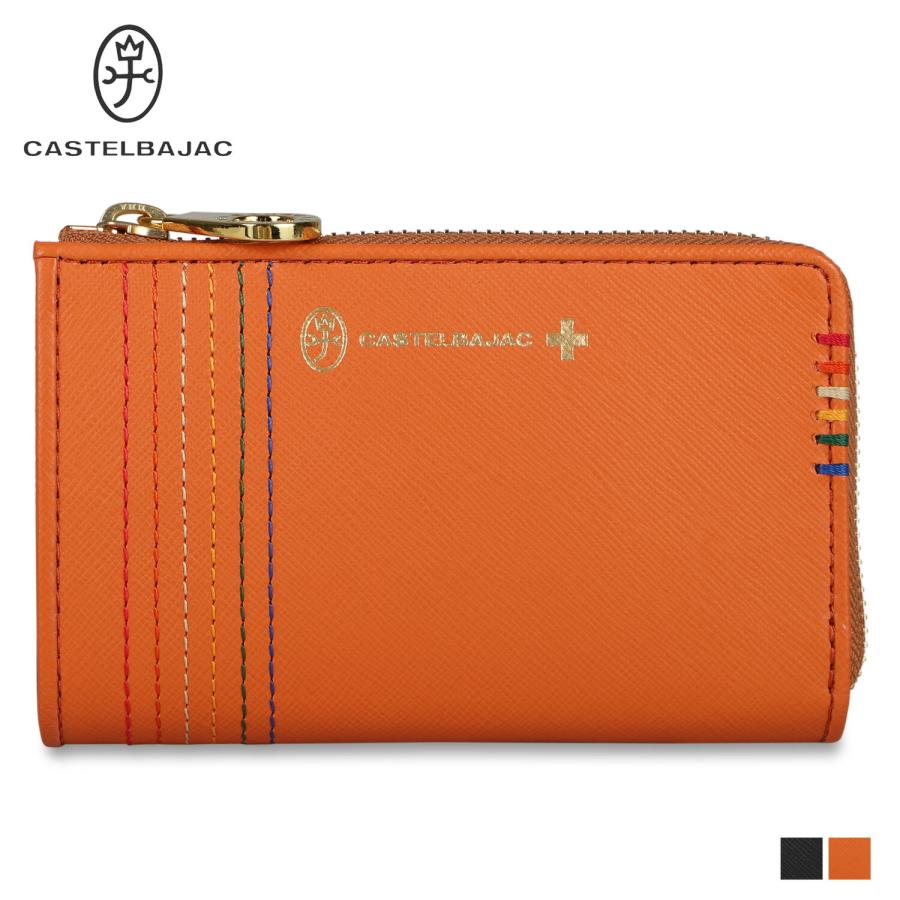 CASTELBAJAC カステルバジャック 財布 二つ折り シェスト メンズ レディース 本革 L字ファスナー SHEST SERIES ...
