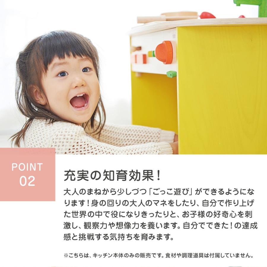 Ed・Inter エド・インター おままごと 森のアイランドキッチン 3歳から 知育玩具 おもちゃ 木のおもちゃ エドインター 男の子 女の子 808733 :edr-808733 ...