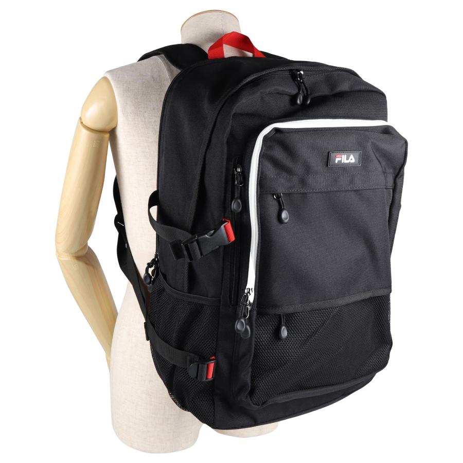 FILA フィラ プレジオ リュック バッグ バックパック メンズ レディース 35L 撥水 大容量 BACKPACK ブラック 黒 7748 : inglewood Beauty - 通販 ...