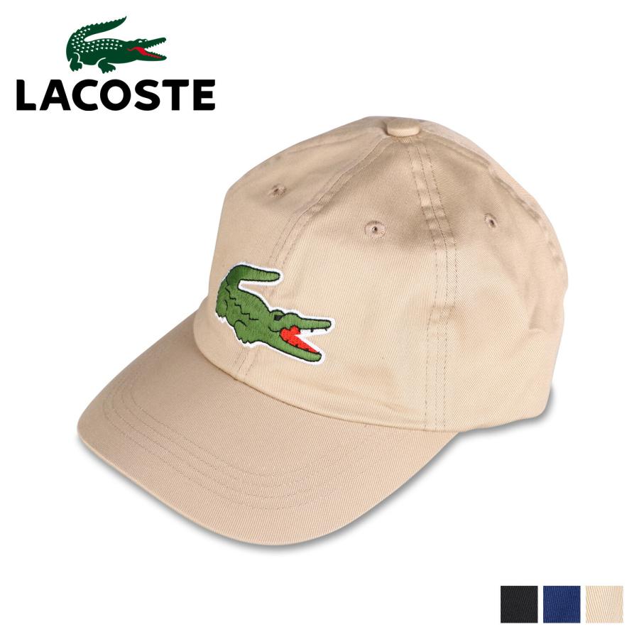 LACOSTE ラコステ キャップ 帽子 メンズ レディース BIG CROCODILE CAP ブラック ネイビー ベージュ 黒 L1231 : inglewood Beauty - 通販 ...
