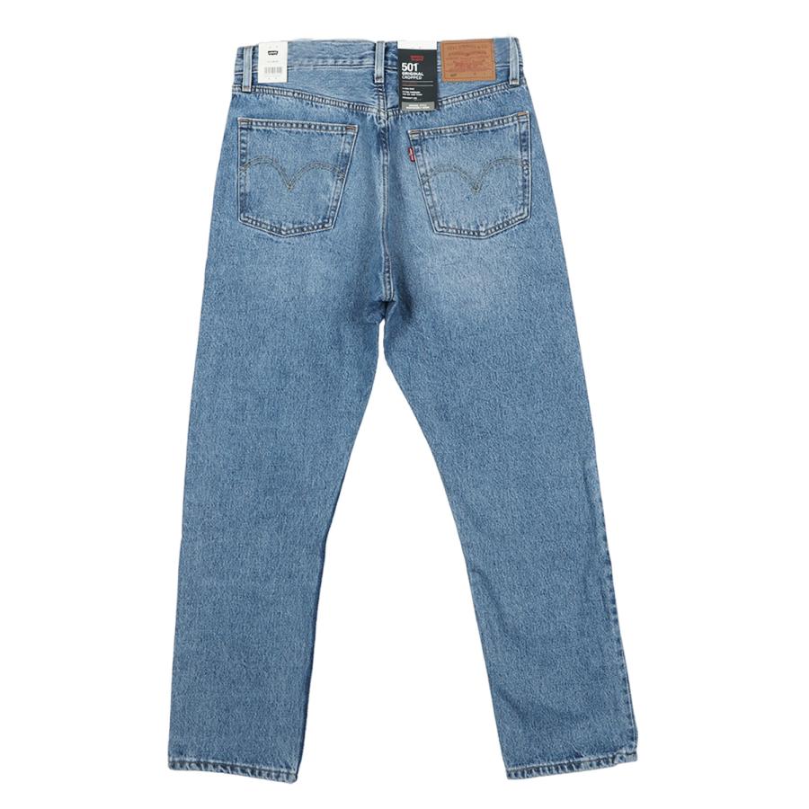 Levi's LEVIS リーバイス 501 デニム パンツ ジーンズ ジーパン レディース ストレート CROP WORN IN ミディアム ...