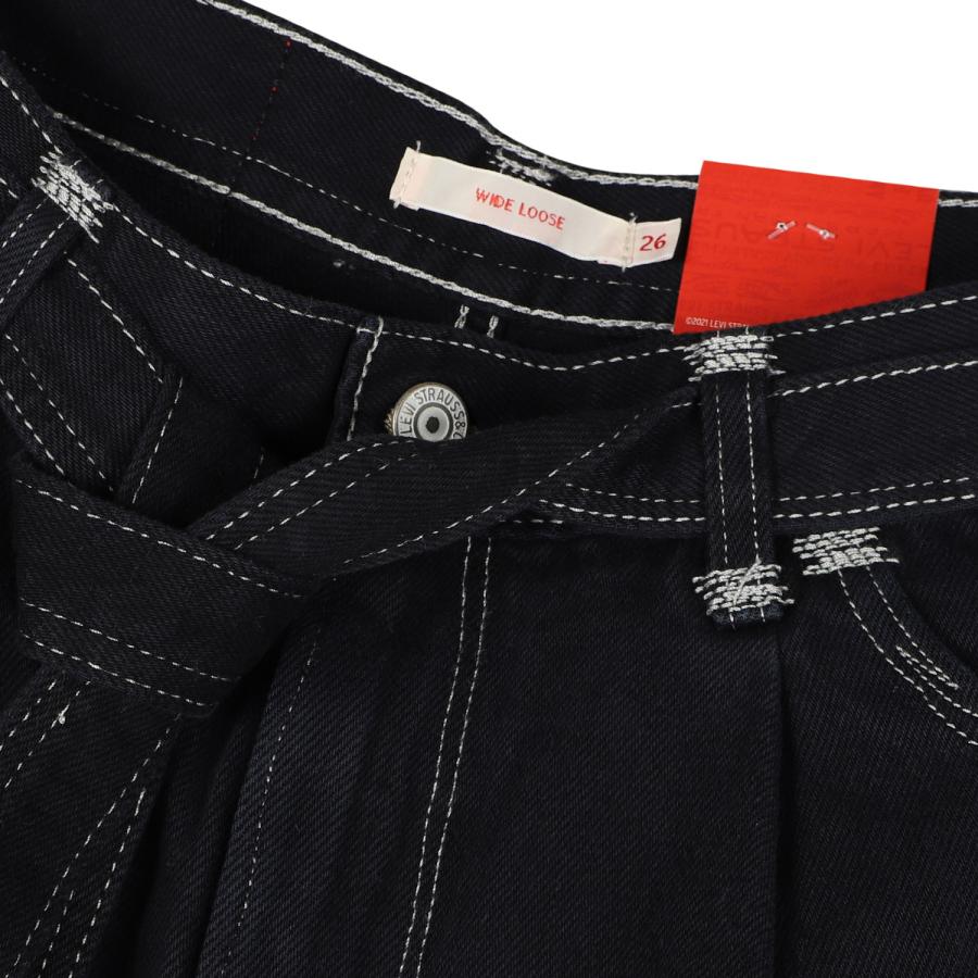 Levi's RED LEVIS リーバイス レッド デニム ジーンズ レディース ワイド ルーズ WIDE LOOSE ブラック 黒 ...