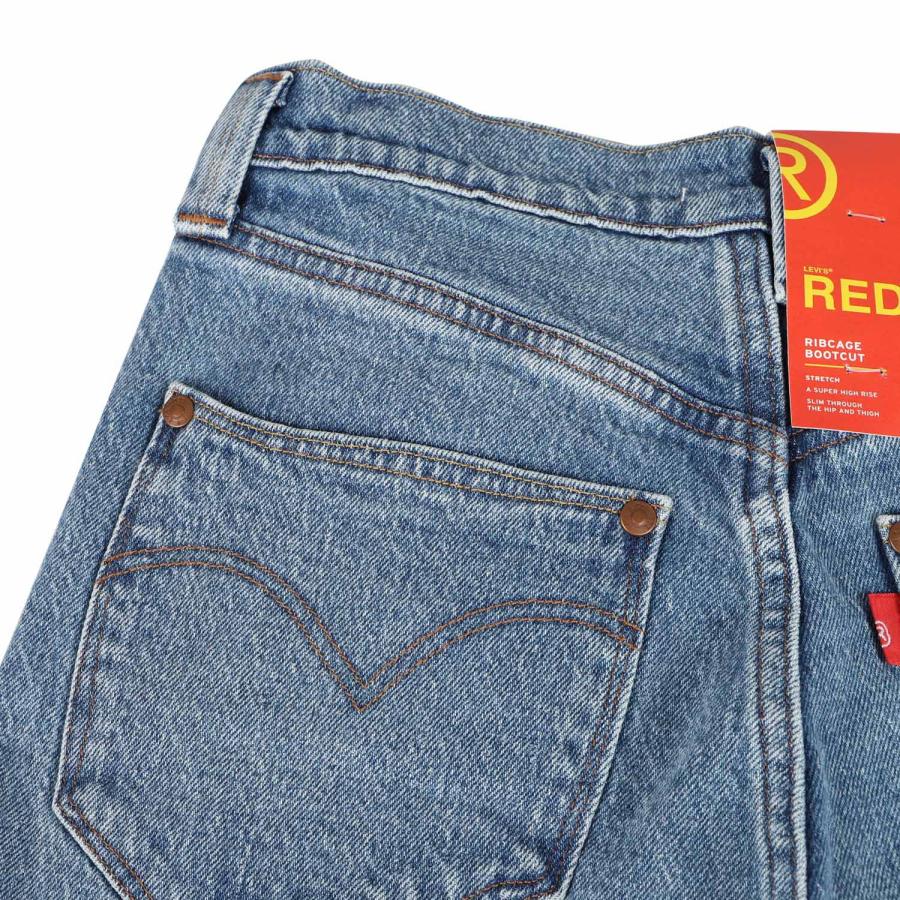 Levi's（リーバイス） LEVIS RED レッド デニムパンツ ジーンズ ジーパン リブケイジ ブート レディース RIBCAGE ...