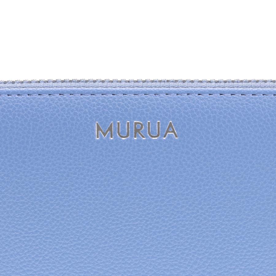 MURUA ムルーア 財布 長財布 レディース ラウンドファスナー チャーム CHARM ブラック ホワイト ブルー 黒 白 MR-W1221 : inglewood Beauty - 通販 ...