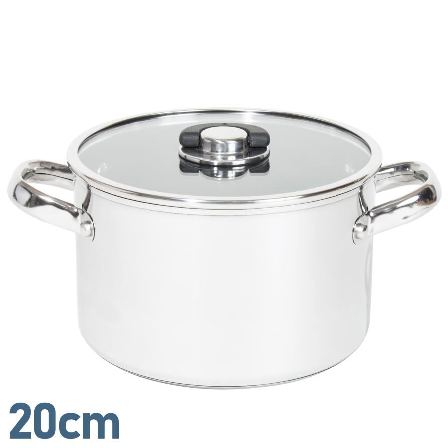 MEYER マイヤー 鍋 両手鍋 スターシェフ4 20cm IH ガス対応 ステンレス STAR CHEF4 シルバー MSC4-W20 : inglewood Beauty - 通販 ...