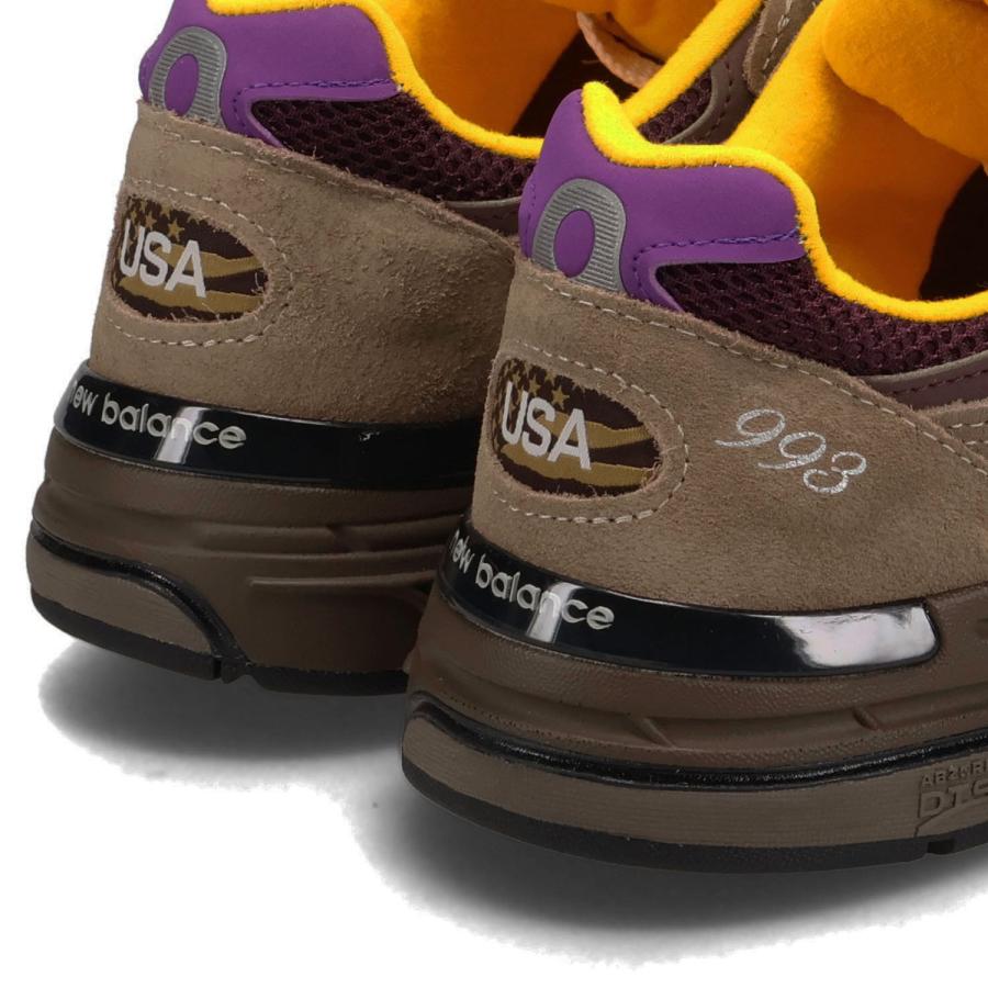 new balance ニューバランス 993 スニーカー メンズ Dワイズ MADE IN USA ブラウン U993MU : nb ...