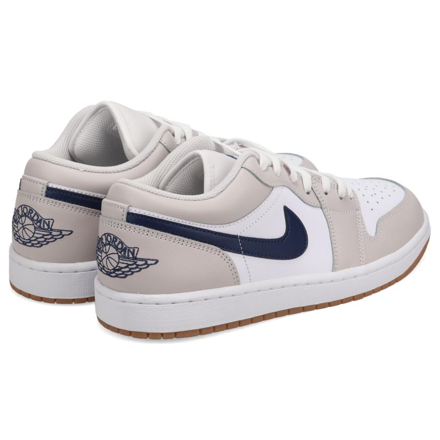 NIKE（ナイキ） エアジョーダン1 ロー スニーカー メンズ AIR JORDAN 1 LOW ホワイト 白 553558-146 ...