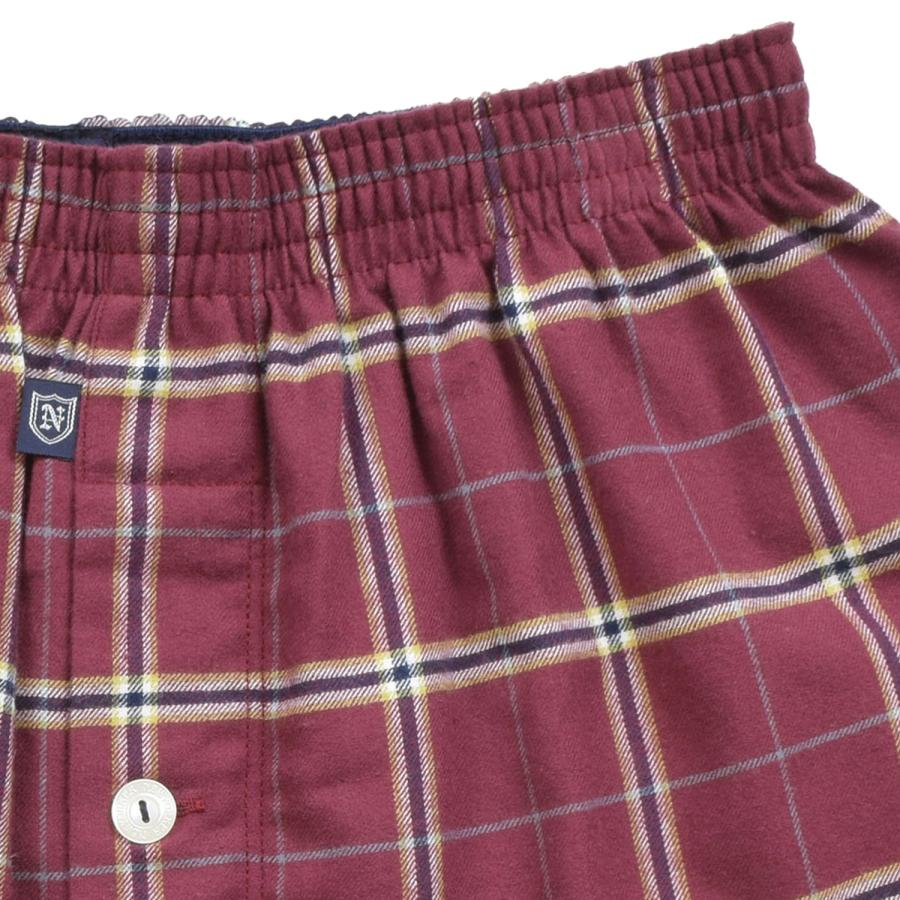 NEWYORKER HOME ニューヨーカーホーム トランクス メンズ 前開き インナー アンダーウェア パンツ 下着 レッド ブルー 0633-01 :nyh-iii-0633-01 ...