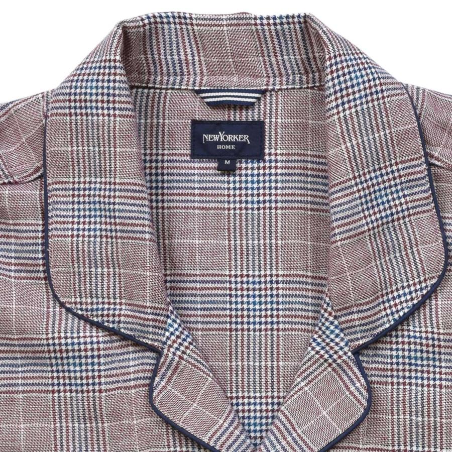 NEWYORKER HOME ニューヨーカーホーム ルームウェア 上下 メンズ パジャマ 長袖 前開き グレー レッド ブルー 0634-80 : inglewood Beauty - 通販 ...