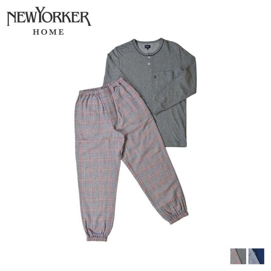 NEWYORKER HOME ニューヨーカーホーム ルームウェア 上下 メンズ ヘンリーネック コットン 長袖 0638-95 : inglewood Beauty - 通販 - Yahoo ...