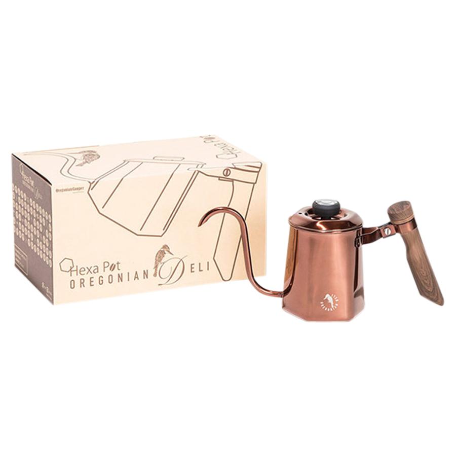 Oregonian Camper オレゴニアンキャンパー ドリップポット コーヒーポット ケトル 600ml ヘキサポット HEXA POT ブロンズ ODP-2015 : ogc-odp ...