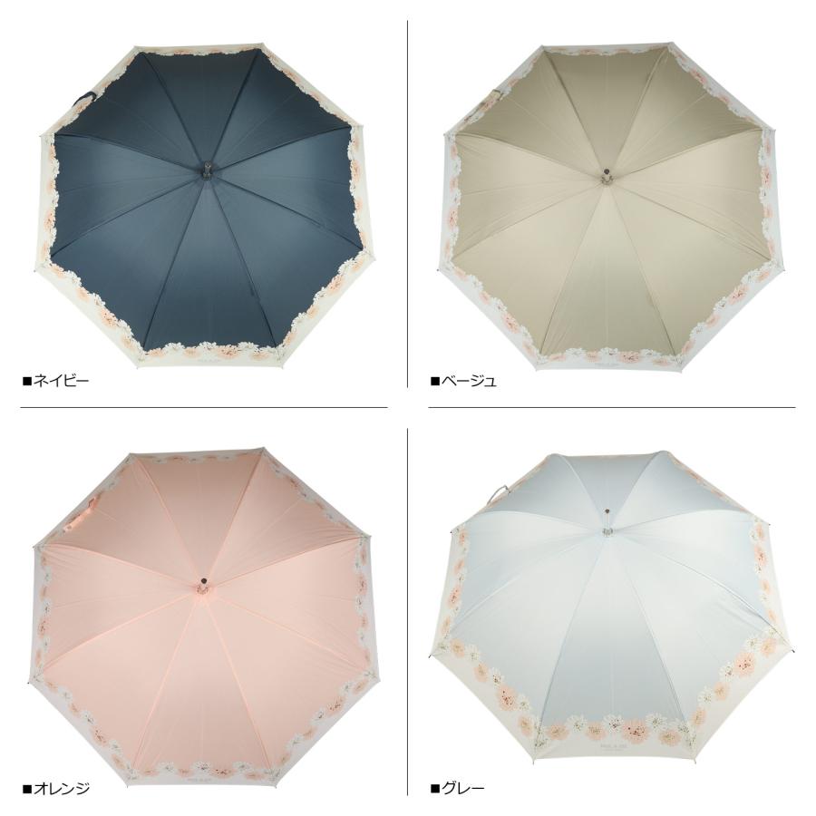 ポールアンドジョー PAUL & JOE 長傘 レディース 晴雨兼用 軽量 UVカット ネイビー ベージュ オレンジ グレー 21-113-10172-00 : pje-10172-00 ...