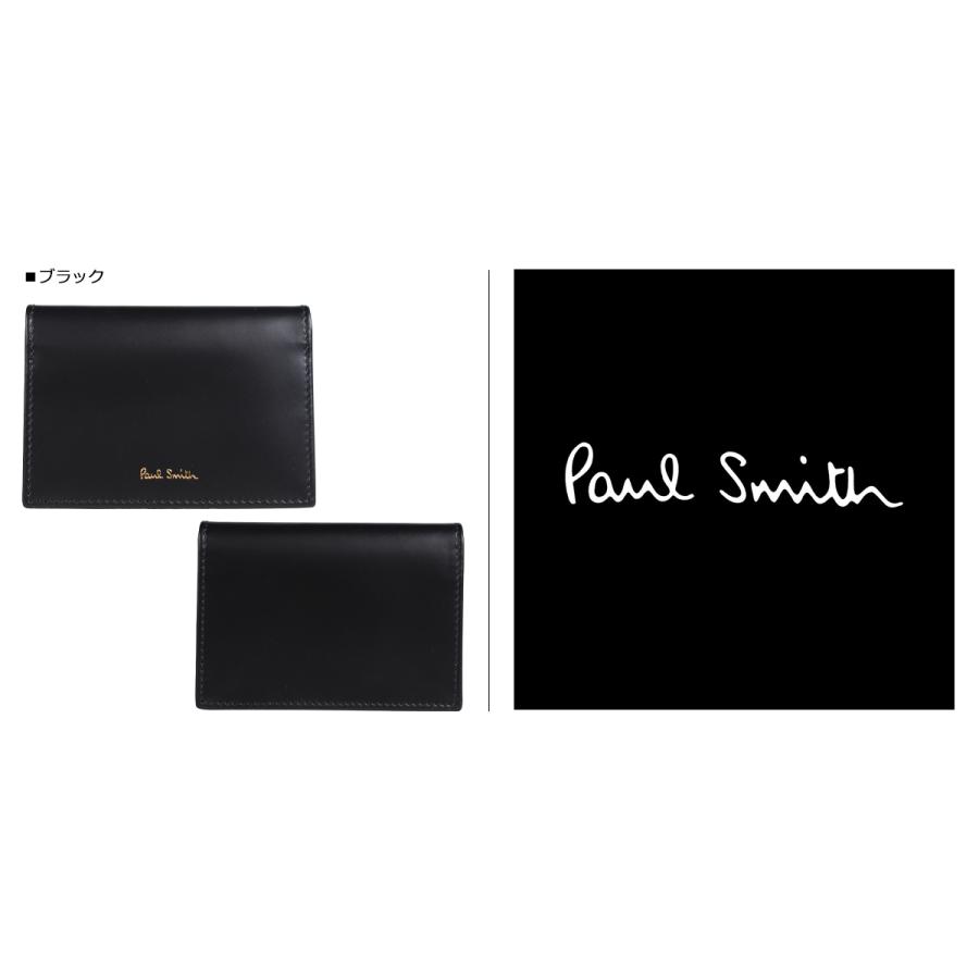 Paul Smith ポールスミス 名刺入れ メンズ カードケース FOLD OVER CREDIT CARD CASE 4776 W761A 79 ブラック : inglewood ...
