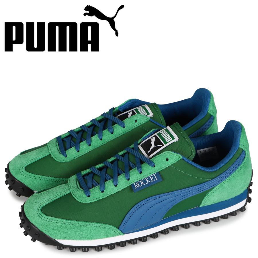 PUMA プーマ スニーカー ロケットOG メンズ ROCKET OG グリーン 387253-02 : inglewood Beauty ...