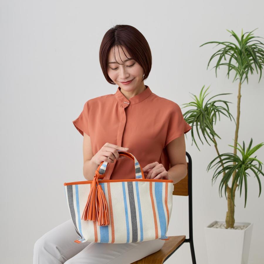 ROOTOTE ルートート バッグ トートバッグ LT.デリ-ワイド-ストライプ-A レディース 軽量 ブルー オレンジ 1070 : inglewood Beauty - 通販 ...