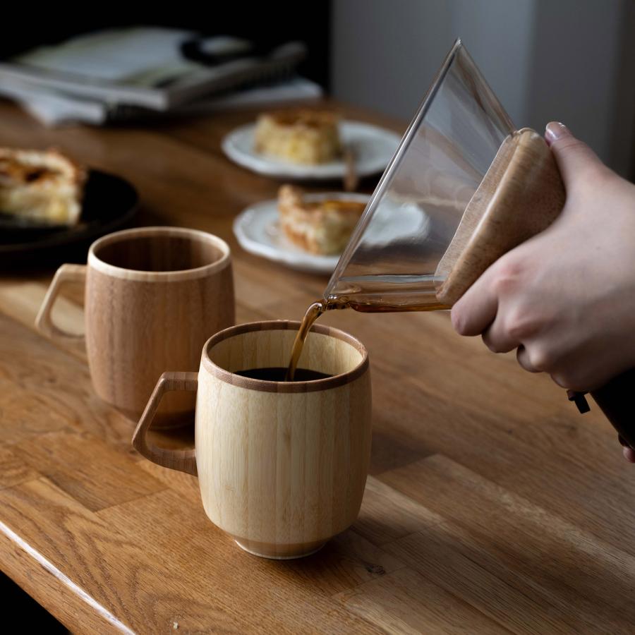 RIVERET リヴェレット マグ グランデ ペアセット マグカップ コーヒーカップ 2点セット 天然素材 日本製 軽量 食洗器対応 リベレット RV-208WB : inglewood ...