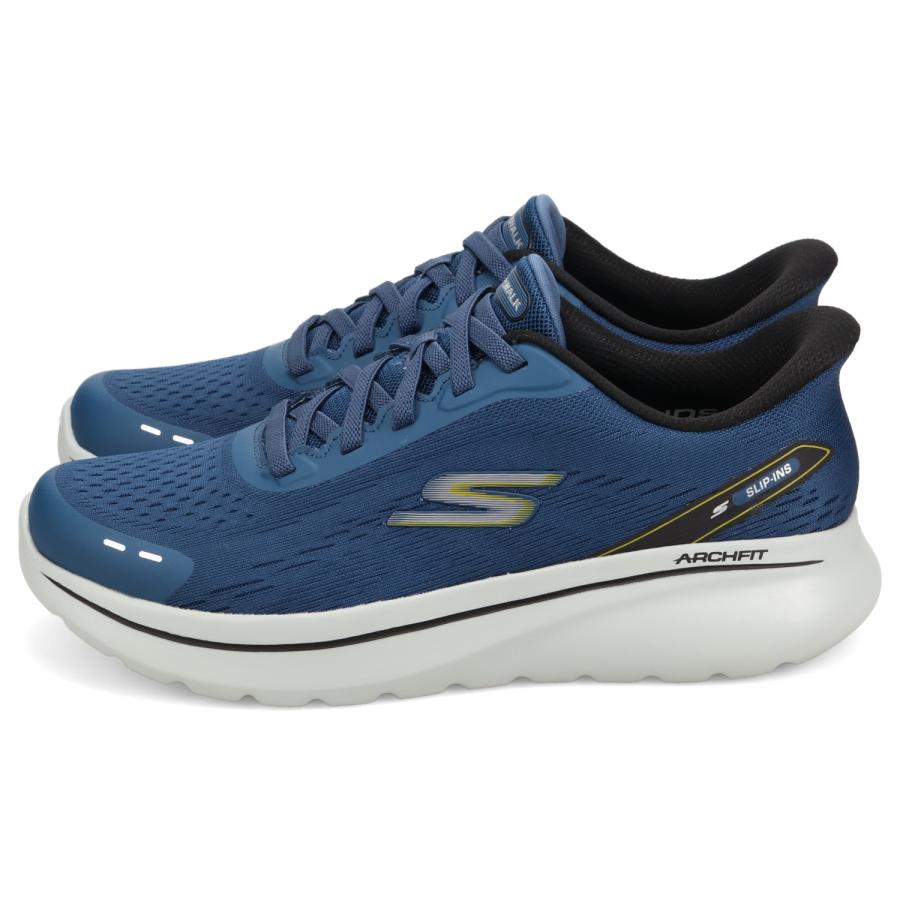 SKECHERS スケッチャーズ スリップインズ リラックスドフィット ゴーウォーク アーチフィット Nジョイ ノーベンド スニーカー メンズ ...