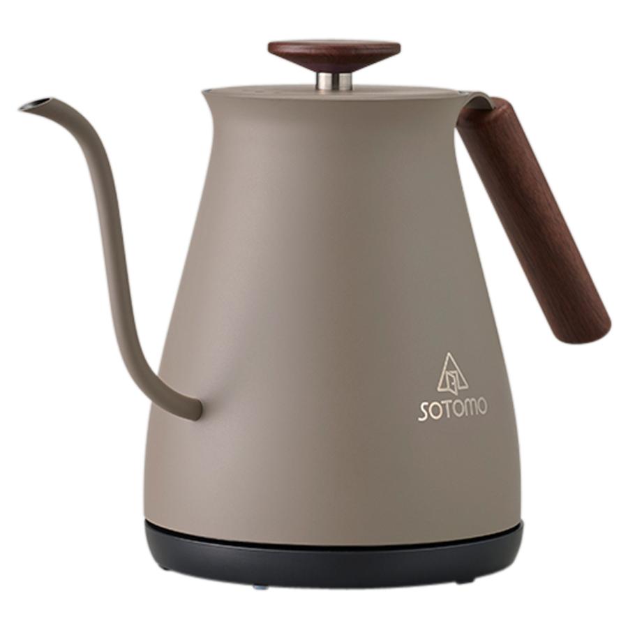 SOTOMO ソトモ 電気ケトル カフェケトル 湯沸かし器 CAFE KETTLE ベージュ AKE-380GY : inglewood Beauty - 通販 - Yahoo!ショッピング