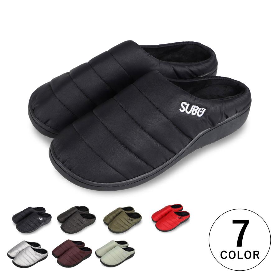 SUBU スブ サンダル スリッポン スリッパ パーマネント メンズ レディース PERMANENT ブラック グレー ベージュ カーキ ...