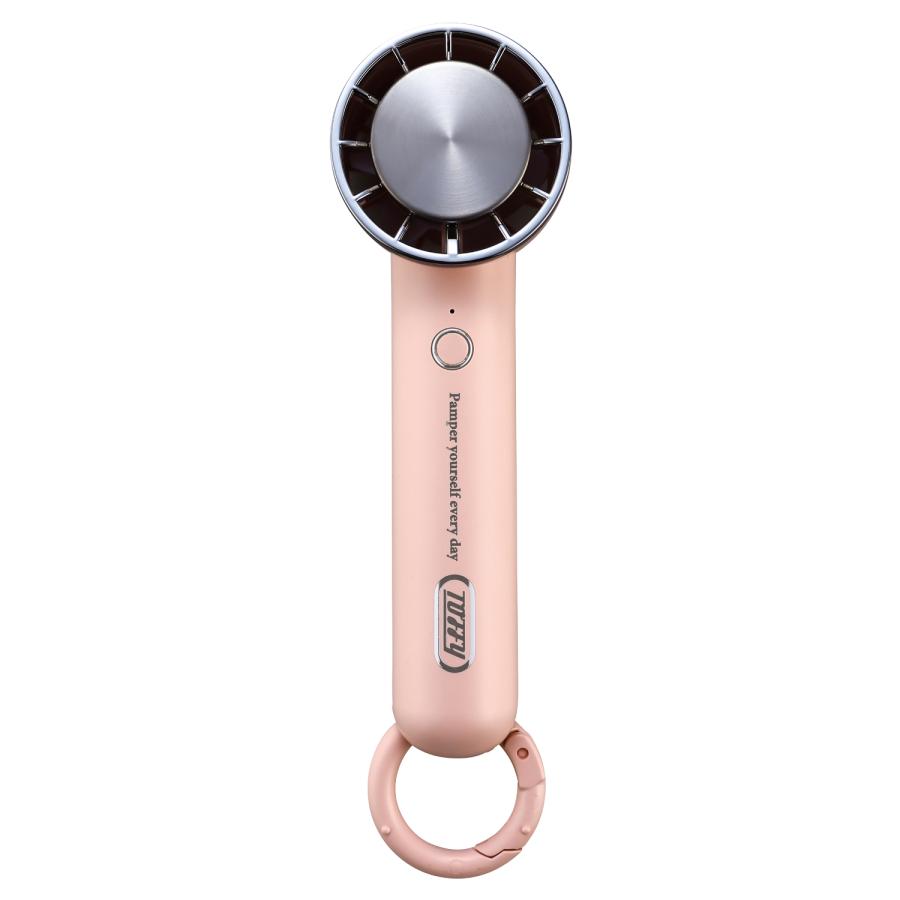 Toffy トフィー ハンディファン 冷却プレート 扇風機 手持ち 卓上 携帯 スタンド カラビナ付 持ち運び 小型 USB充電 風量 3段階調節 ひんやり FN15 : inglewood ...