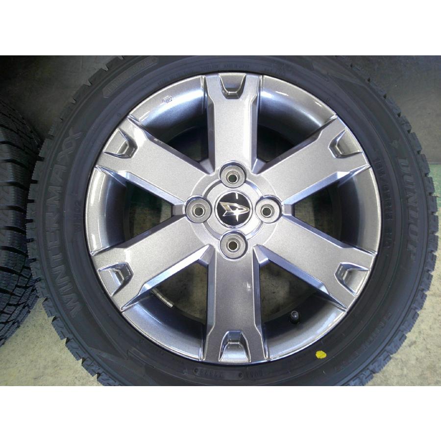 ダイハツ タフト純正 スタッドレスセット 165/65R15 ダンロップ ウィンターマックス WM02 G ターボ : 15in-taftj ...