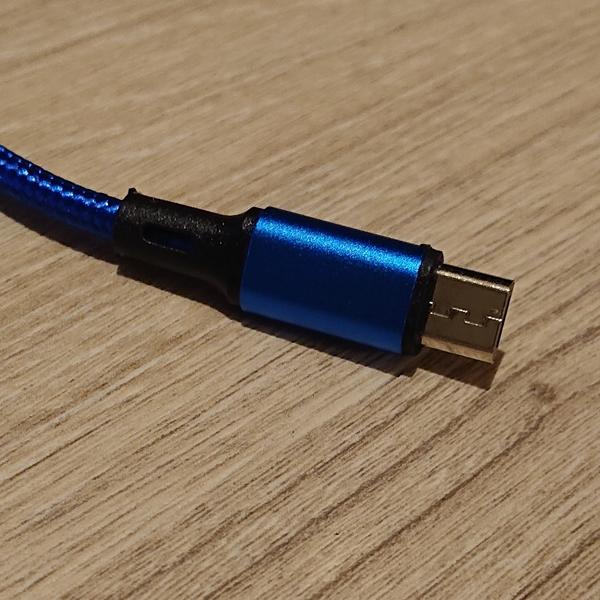 android micro USB ケーブル 100cm ブルー : 6700-0110 : BIG FOREST - 通販 - Yahoo!ショッピング