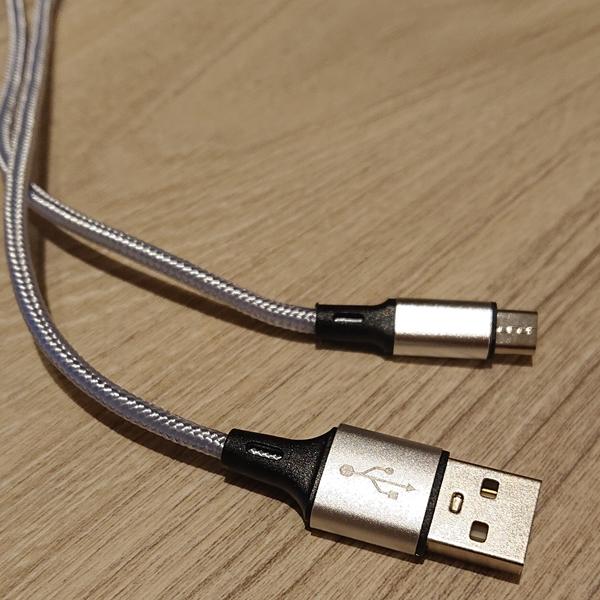 android micro USB ケーブル 100cm シルバー : BIG FOREST - 通販 - Yahoo!ショッピング