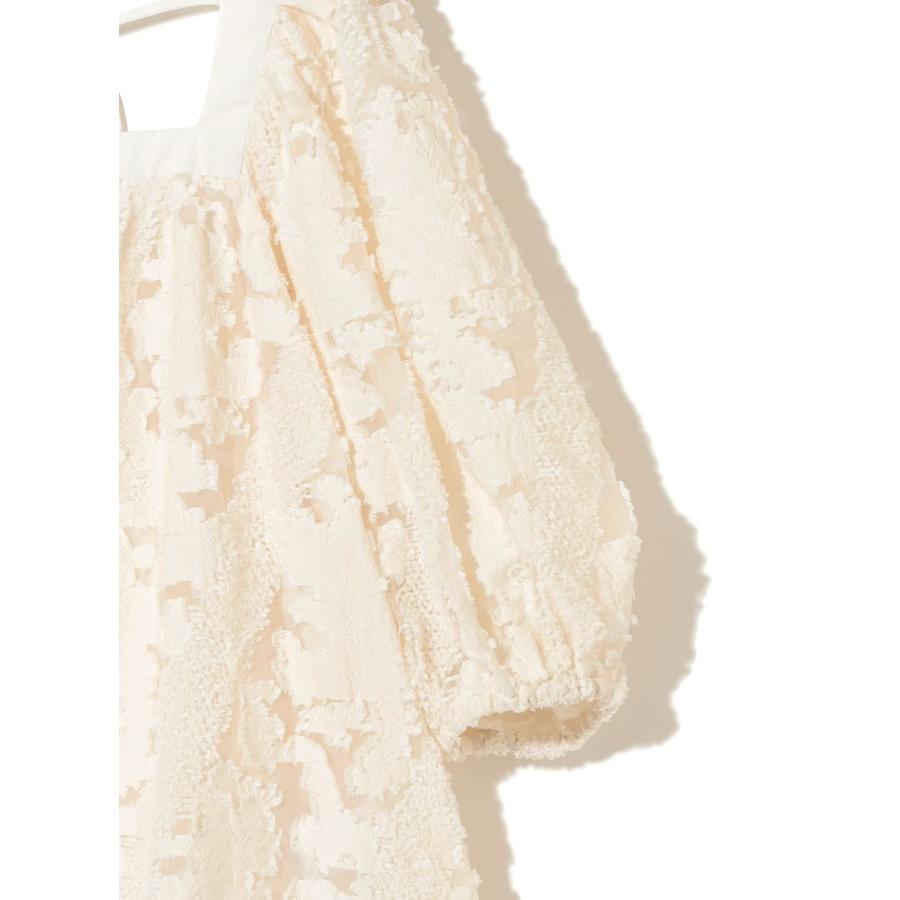 COEL（コエル） スクエアネックシアージャガードブラウス ブラウス