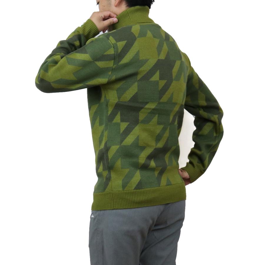 Kappa カッパ KAPPA GOLF メンズ ニット ゴルフウェア KGA21MSW17 OLV カーキ apparel-01 golf ...