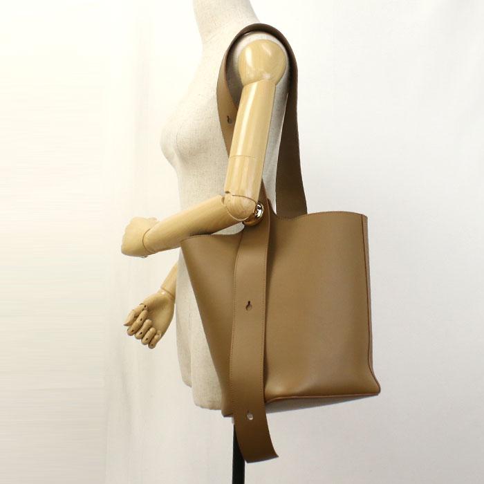 LOEWE ロエベ 3WAY ショルダーバッグ ぺブル バケットバッグ AANBBBWX01 3980 レディース ブラウン LOEWE（ロエベ） 3WAY ショルダーバッグ ぺブル バケットバッグ