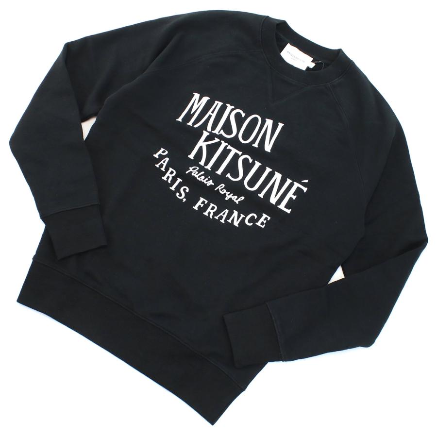 MAISON KITSUNE メゾンキツネ レディース ロゴスウェット ブランド AM00300 KM0001 P199 BLACK ブラック apparel-01 apparel-w ...