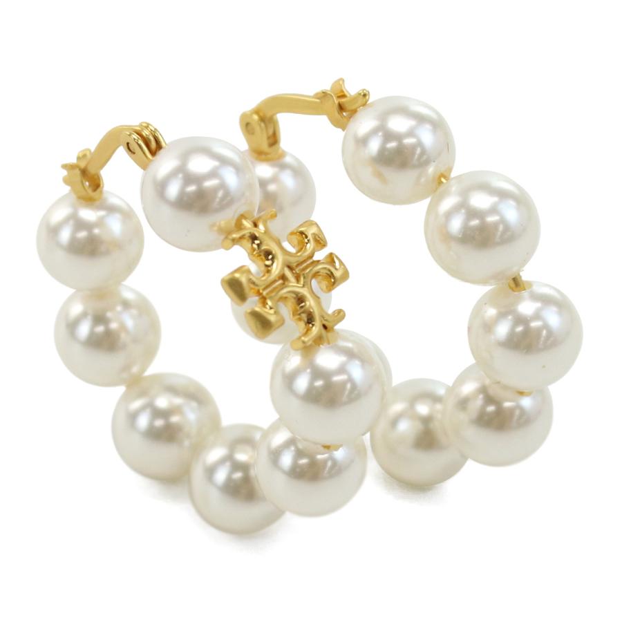 TORY BURCH トリーバーチ KIRA パールピアス ブランド 140674 960 IVORY accessory-01 gif ...