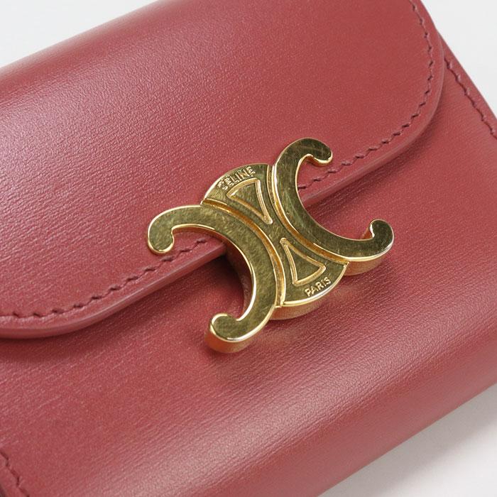 CELINE（セリーヌ） 中古良品 三折財布 10D78 3DPV スモール フラップ