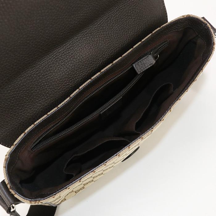 GUCCI 中古美品グッチGUCCI GGキャンバス ショルダーバッグ 449172 ベージュ ランク：S us-1 : ビッグヒット ...