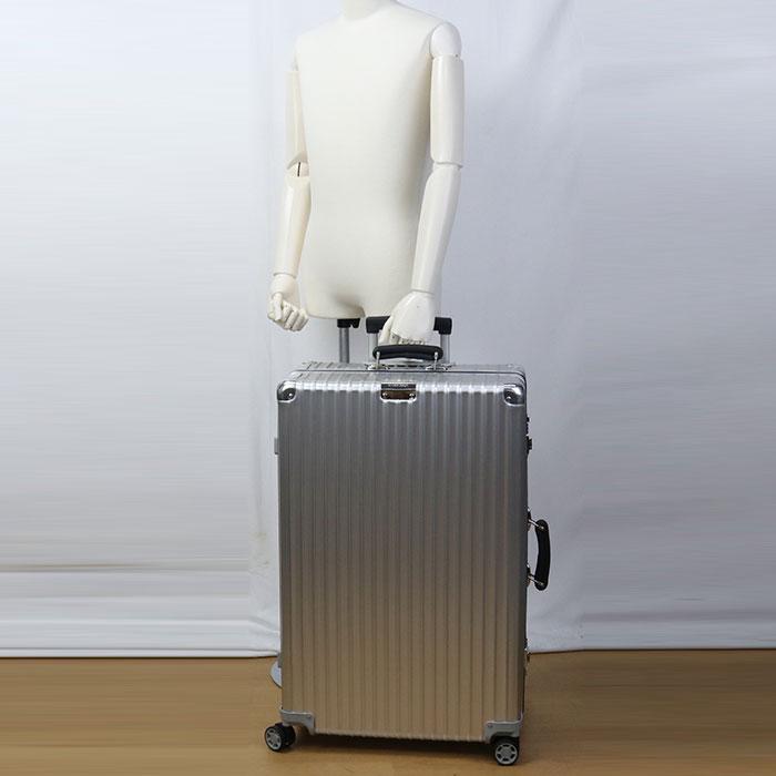中古良品RIMOWA リモワ キャリーケース 972.73.00.4 クラシック チェックインL ユニセックス シルバー RIMOWA（リモワ） 中古良品 キャリーケース 972.73.00.4 クラシック