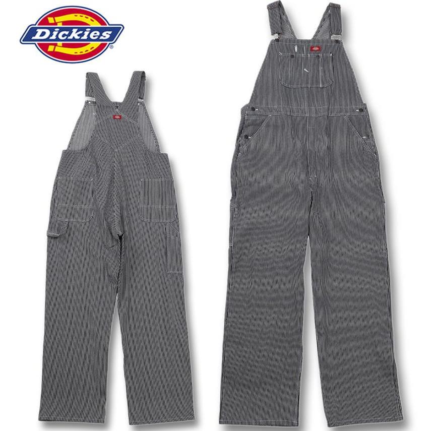 大きいサイズ メンズ DICKIES 83297 ヒッコリー ストライプ ビブ オーバーオール ヒッコリーストライプ 1274-4304-1 38 40 42 44 46 48 50 Dickies（ディッキーズ） 大きいサイズ メンズ DICKIES 83297