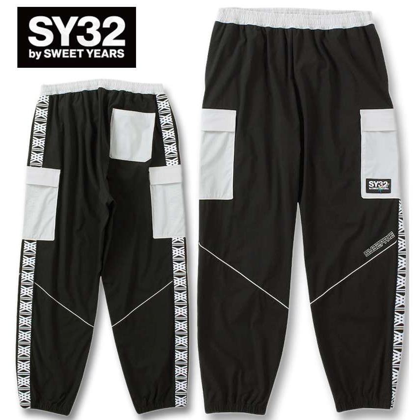 SY32 by SWEET YEARS 大きいサイズ メンズ パイピング ナイロン カーゴパンツ 3L 4L 5L 6L : 大きいサイズの専門店ビックリベロ - 通販 - Yahoo!ショッピング