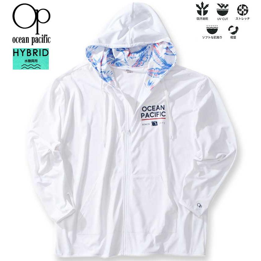 Ocean Pacific 大きいサイズ メンズ OCEAN PACIFIC PEARTEX UV 長袖 フルジップパーカー ラッシュガード 3L 4L 5L 6L : 大きいサイズの専門店 ...